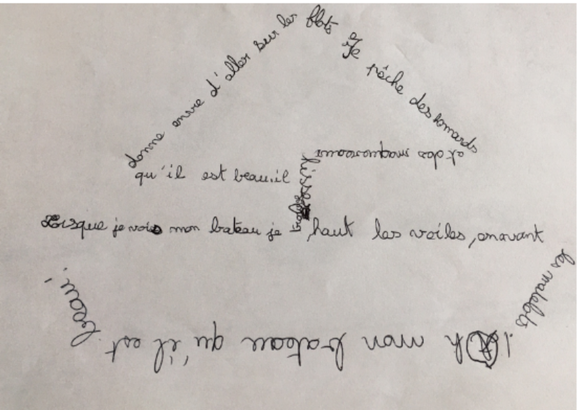 Calligrammes - École Lucie Aubrac